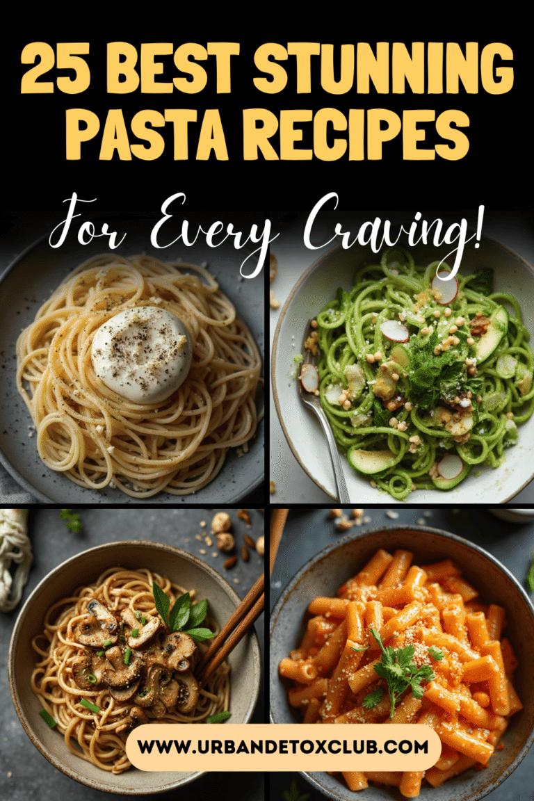 25 Best Pasta Recipes for Every Craving - Urban Detox Club